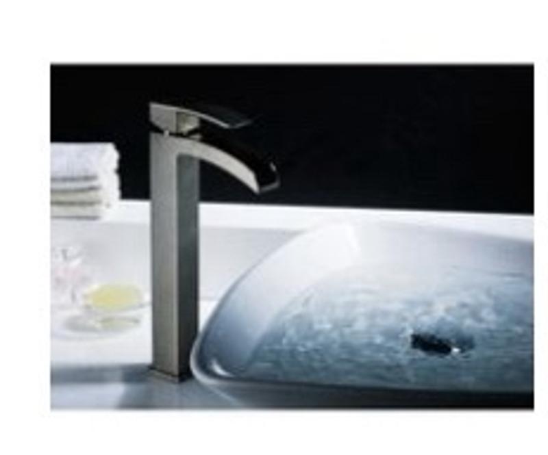 ANZZI Vibra Polished Chrome Vessel 1-Handle Bathroom Sink Faucet L ...