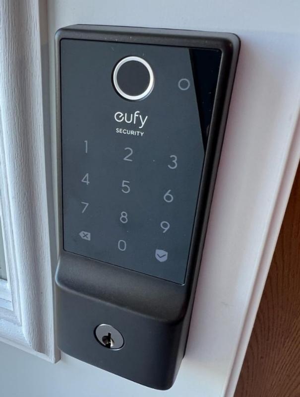 eufy Security C220 Smart Lock Black Smart Lock Electronic Deadbolt with ...