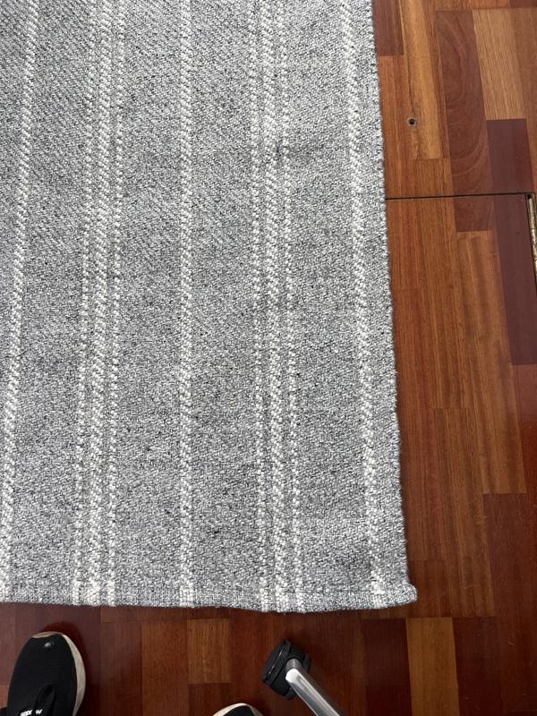 DASH & ALBERT Melange 7 x 9 Stripe Handwoven Indoor/Outdoor Rug in the ...