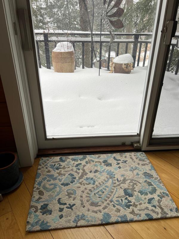 DASH & ALBERT Ines 7 x 9 Hand Micro Hooked Wool Rug in the Rugs ...