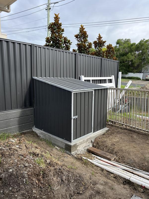 ABSCO 5 ft. x 5 ft. Utility Multi-Purpose Metal Pool Pump Shed ...