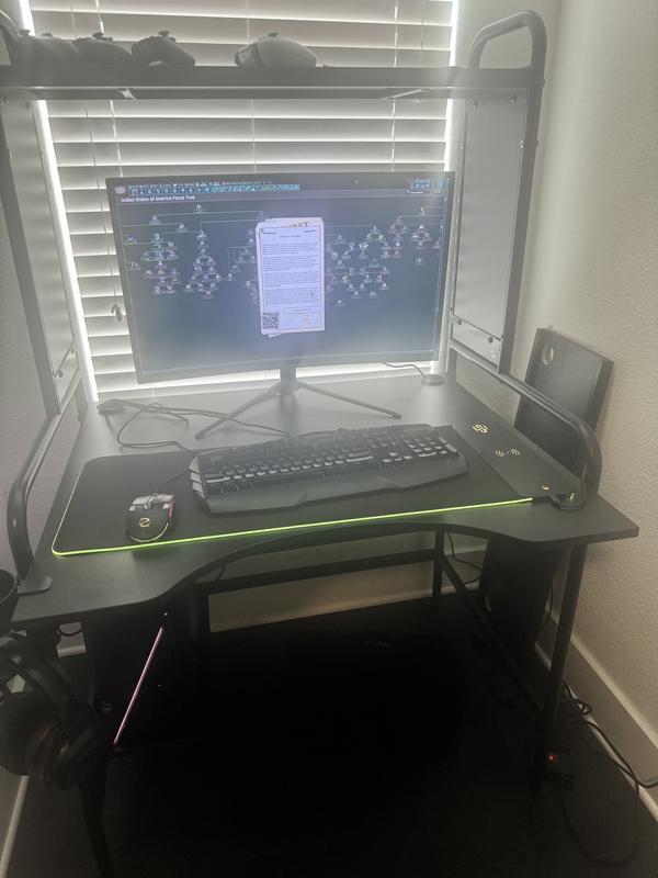 X Rocker X Rocker 29.72-Inches Black Casual Birch Gaming desk in the ...