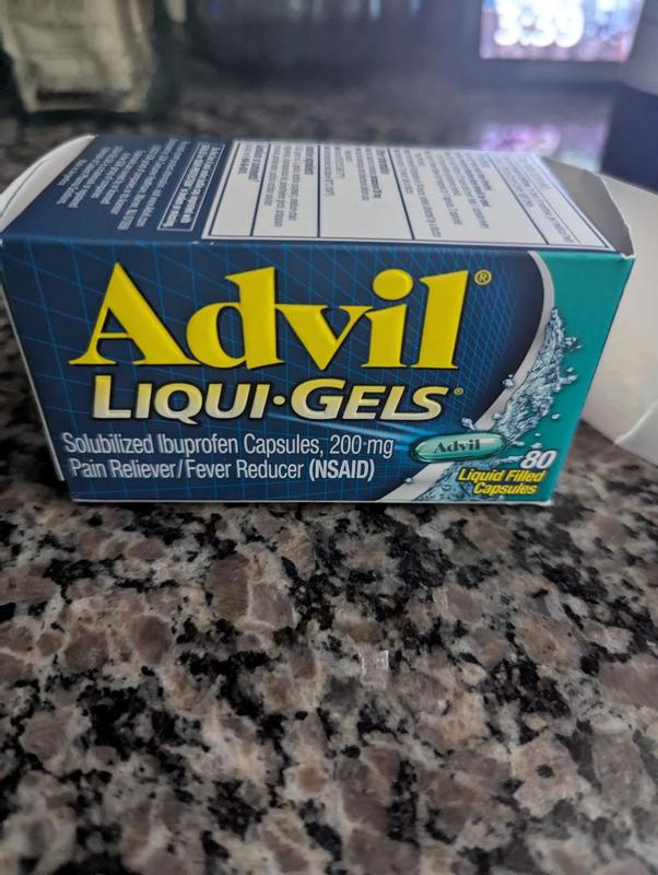 Advil Regular Strength Ibuprofen Pain Reliever Capsule (20-Count) in ...