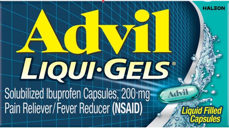 Advil Regular Strength Ibuprofen Pain Reliever Capsule (20-Count) in ...