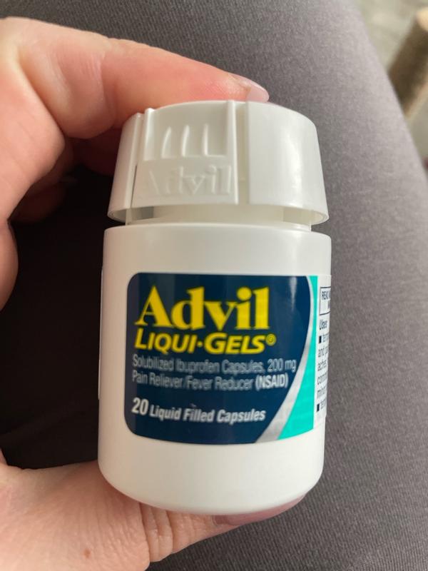 Advil Regular Strength Ibuprofen Pain Reliever Capsule (20-Count) in ...
