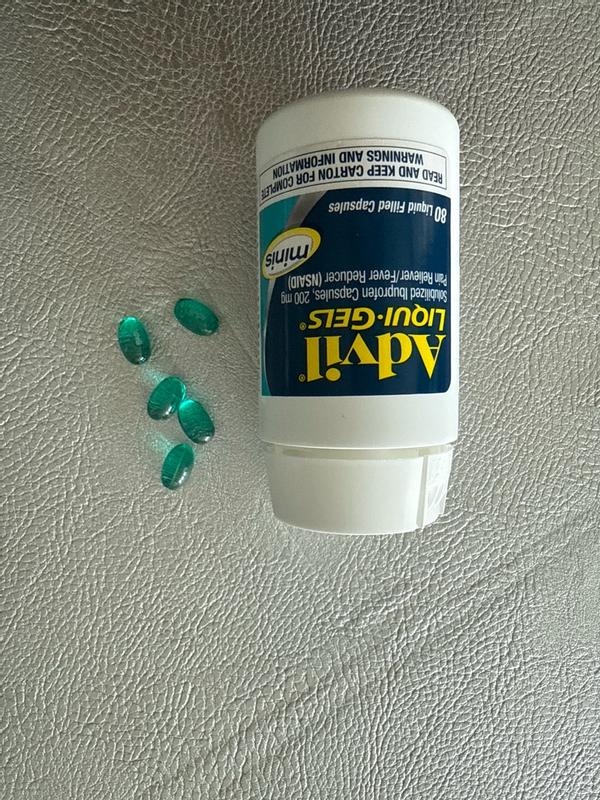 Advil Regular Strength Ibuprofen Pain Reliever Capsule (20-Count) in ...