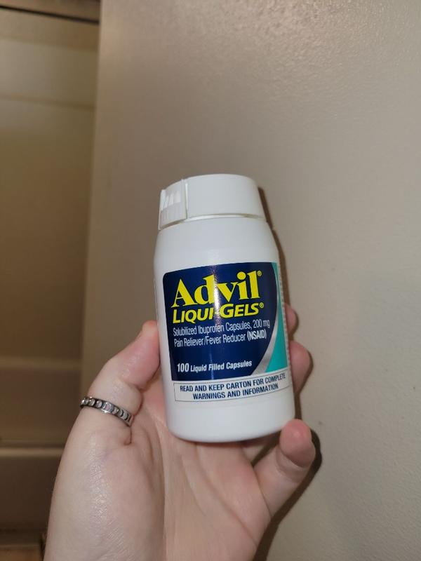Advil Regular Strength Ibuprofen Pain Reliever Capsule (20-Count) in ...