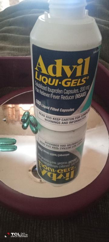Advil Regular Strength Ibuprofen Pain Reliever Capsule (20-Count) in ...