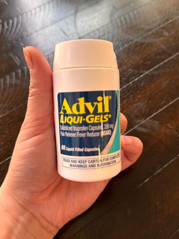 Advil Regular Strength Ibuprofen Pain Reliever Capsule (20-Count) in ...