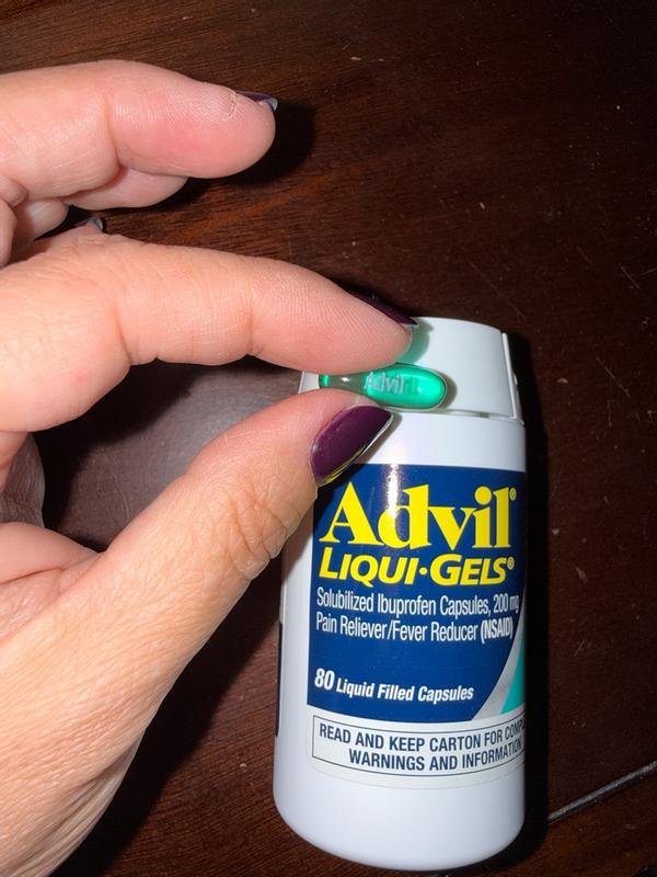 Advil Regular Strength Ibuprofen Pain Reliever Capsule (20-Count) in ...