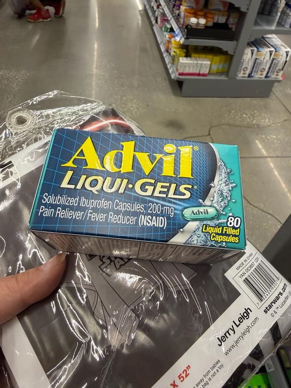 Advil Regular Strength Ibuprofen Pain Reliever Capsule (20-Count) in ...