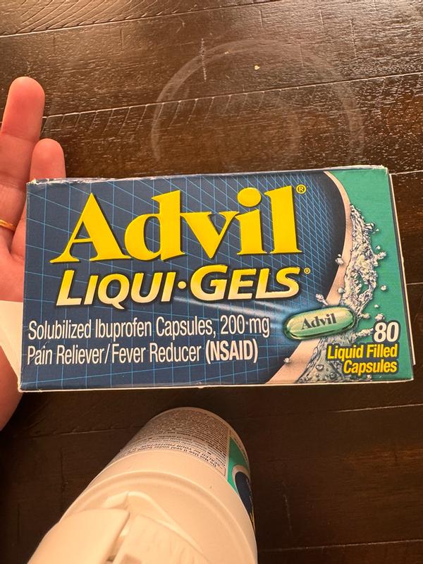 Advil Regular Strength Ibuprofen Pain Reliever Capsule (20-Count) in ...