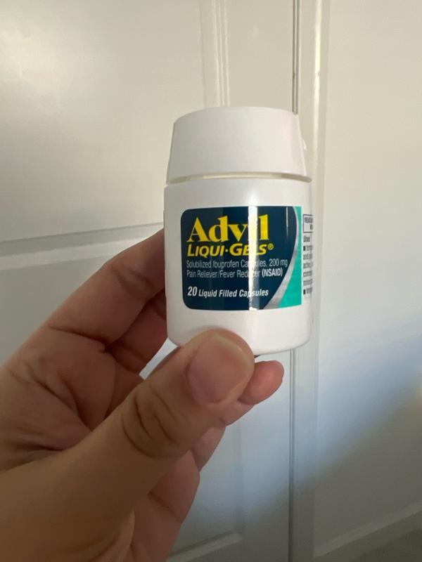 Advil Regular Strength Ibuprofen Pain Reliever Capsule (20-Count) in ...