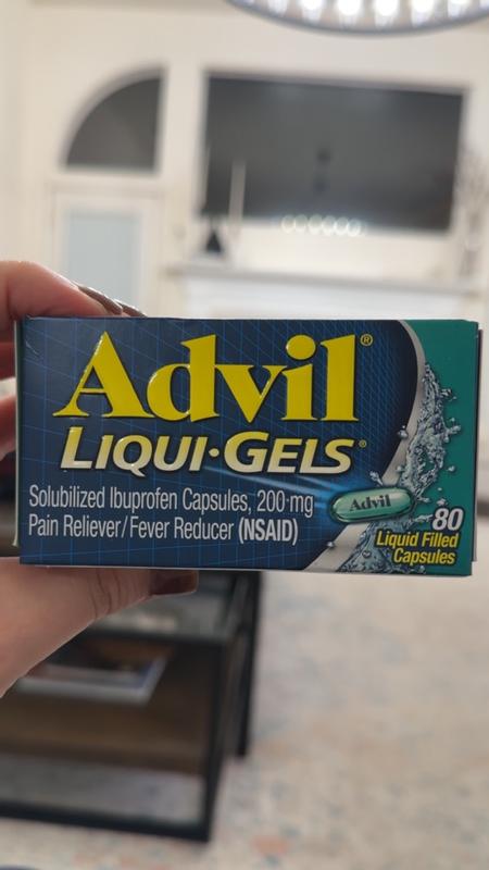 Advil Regular Strength Ibuprofen Pain Reliever Capsule (20-Count) in ...