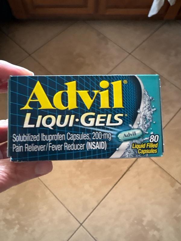 Advil Ibuprofen Regular Strength Pain Reliever/Fever Reducer Tablets ...