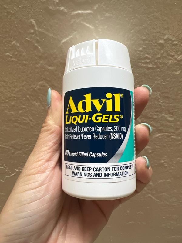 Advil Regular Strength Ibuprofen Pain Reliever Capsule (20-Count) in ...