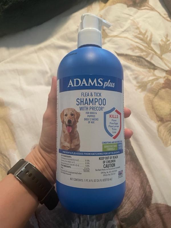 Adams Plus Flea & Tick Shampoo with Precor for Dogs, 1 Gallon | Petco