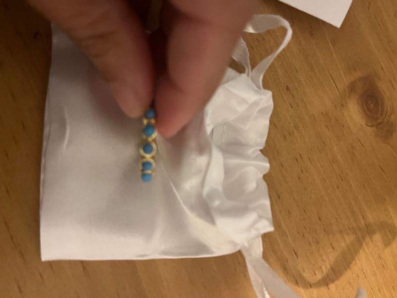 ADORNIA 14k Gold-Plated Bezeled Stone Eternity Ring - Macy's