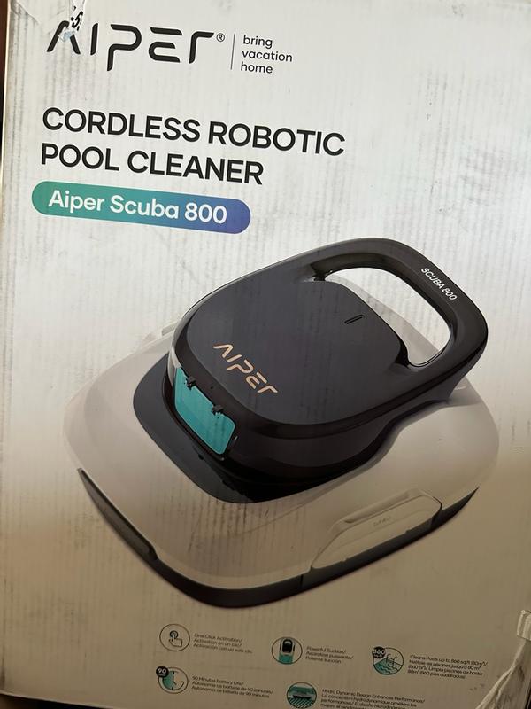 Aiper Scuba 800 Cordless 3.5-in Robotic Pool Vacuum in the Pool Vacuums ...