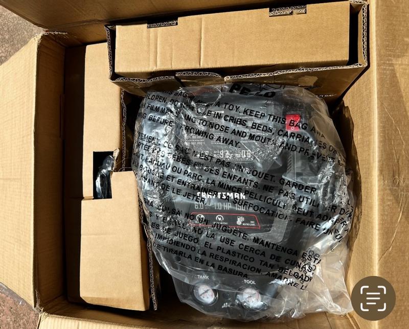 CRAFTSMAN 3 Nailers and 25' Hose Kit 6-Gallon Portable Electric 150 PSI ...