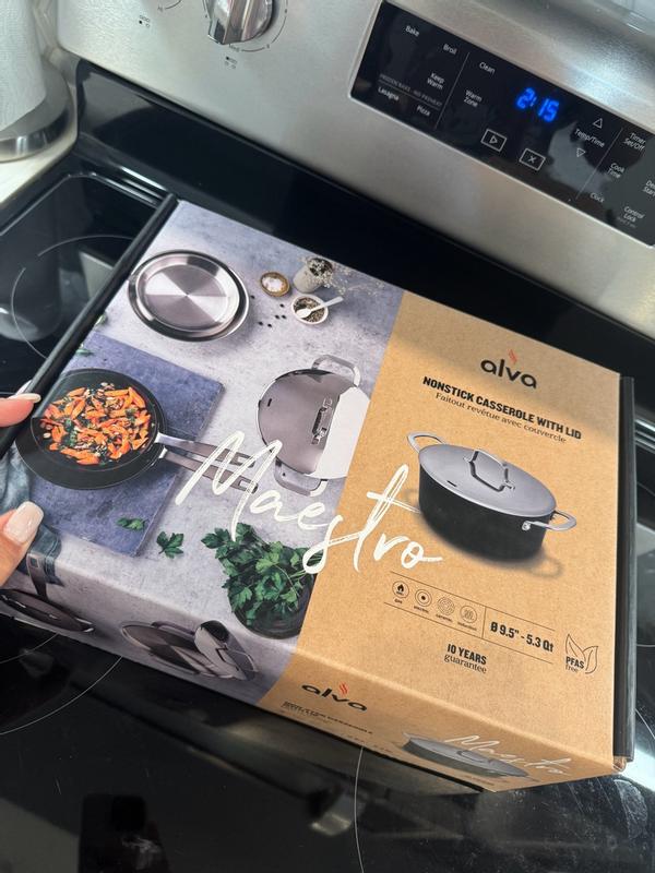 alva Maestro 12-Piece Nonstick Cookware Set in the Cooking Pans ...