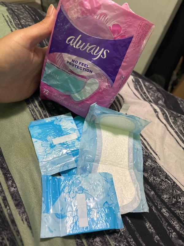 Panty Liners For Women Always, Thin Daily Liners, Unscented , 120 ...
