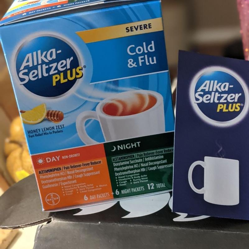 Alka Seltzer Cold Tea