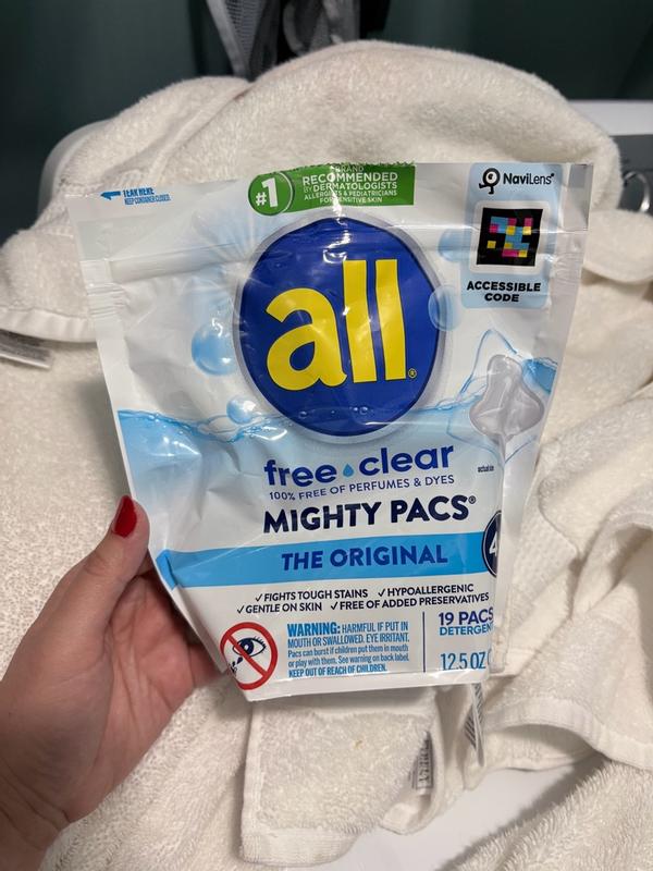 all Mighty Pacs FreeandClear Scent Laundry Detergent Pod 25.8 oz 39 pk ...