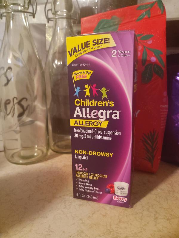 Allegra® 4 oz. Children's 12 Hour Allergy Relief Oral Suspension Liquid ...
