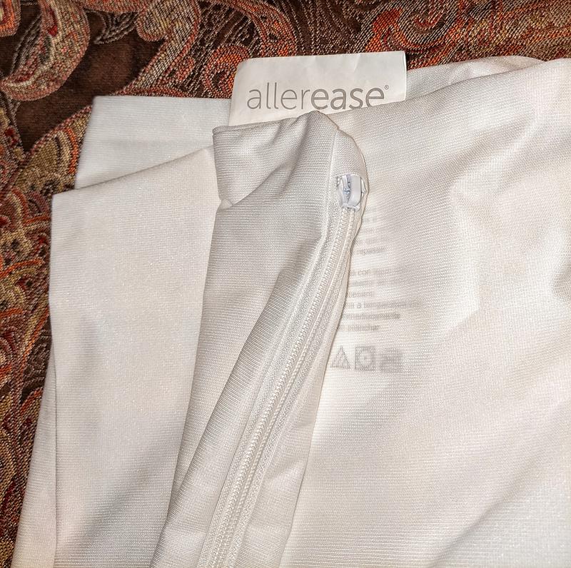 AllerEase Standard/Queen Cotton Pillow Protector in the Pillow Protectors department at Lowes.com