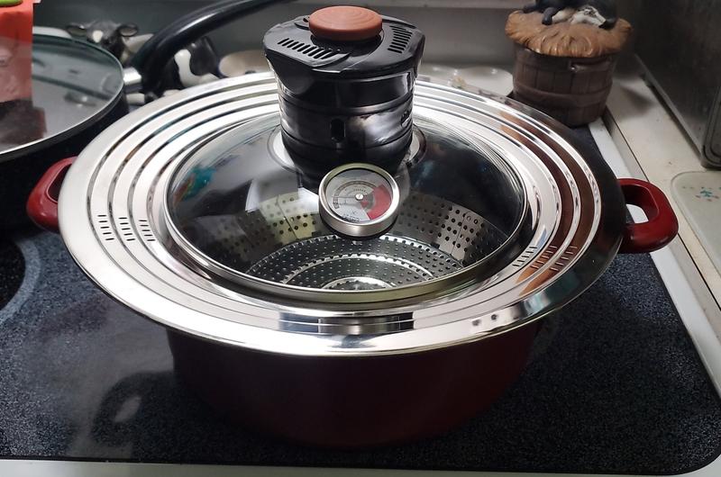 AIR WHIRL Crisper Air Fryer Lid Glass/Stainless Steel 1 pk in the ...