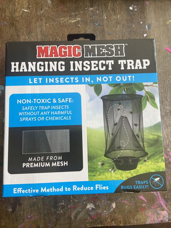Magic Mesh Hanging Insect Trap Mesh/Plastic/Stainless 1 pk in the ...