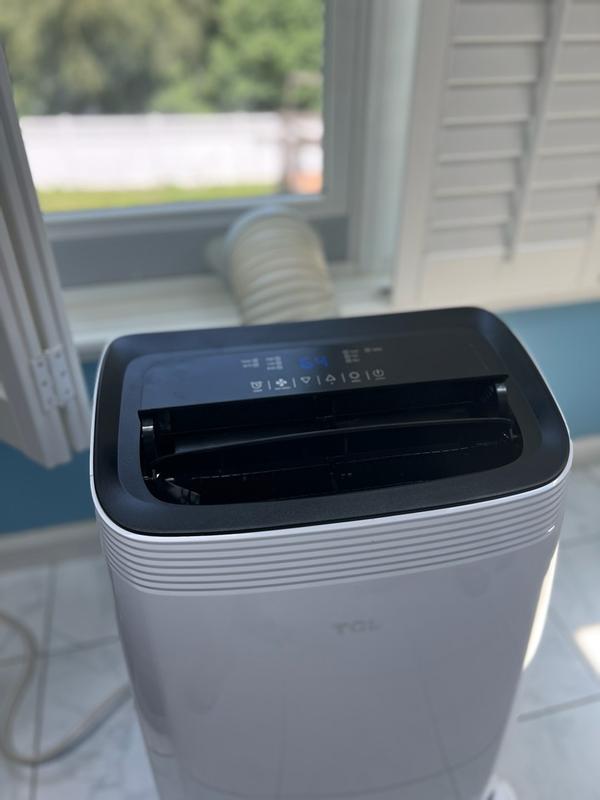 TCL 115-Volt Vented Medium Room Smart Portable Air Conditioner Remote ...