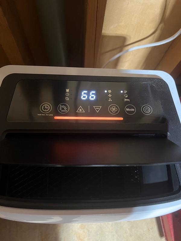 Whirlpool 32 Pint Dehumidifier for 1,500 sq. ft. with Caster Wheels ...