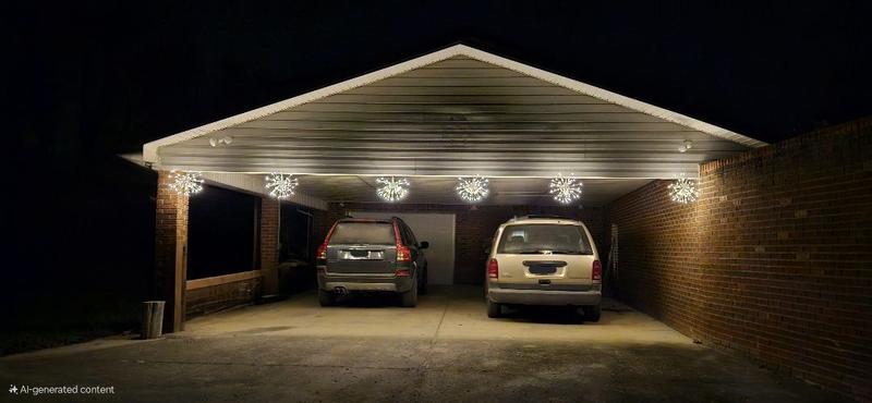 Fraser Hill Farm 16-in Hanging Star Light with White LED Lights ...