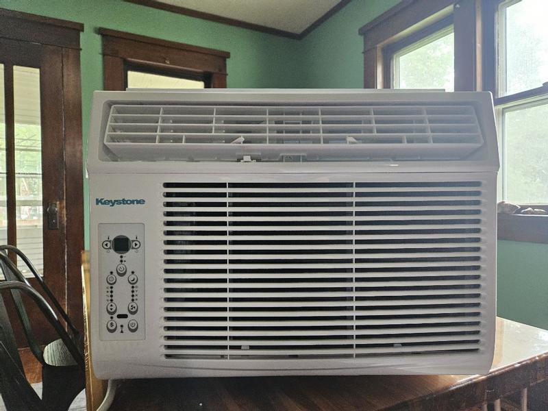 Keystone 650-sq ft Window Air Conditioner with Remote (115-Volt, 14500 ...