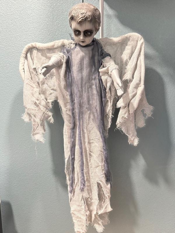 Haunted Hill Farm 3.28-ft Freestanding Motion Activated Wind Sound ...