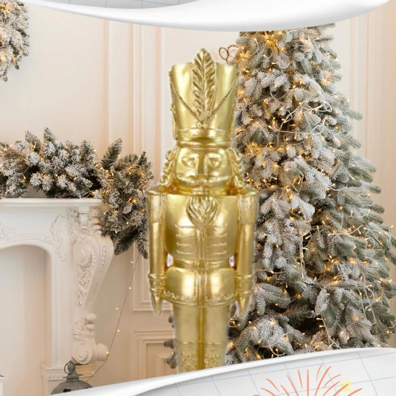 Fraser Hill Farm 48-in Nutcracker Figurine in the Christmas Decor ...