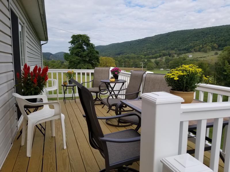 Sunshine Valley Outdoor Table and Chairs 8 -Piece Black Patio Dining ...
