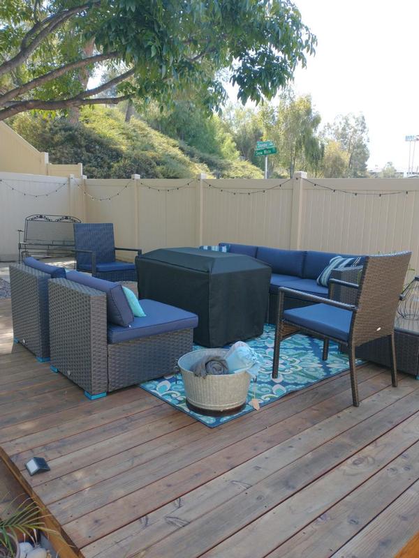 Sunshine Valley Set of 2 Rattan Black Steel Frame Stationary Dining ...