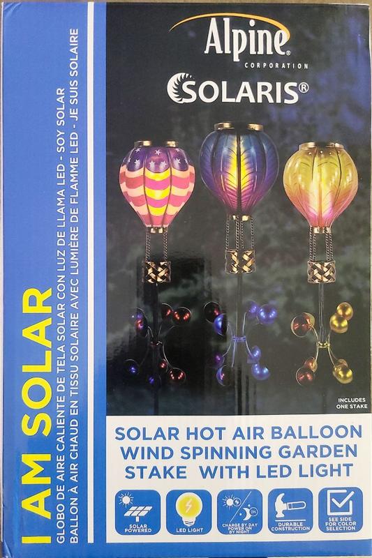 Alpine Corporation 45-in H x 6-in W Multiple Colors/Finishes Garden ...