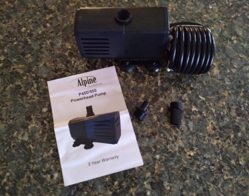 Alpine Corporation 550-GPH Submersible Corded Electric Pond Pump P550 ...