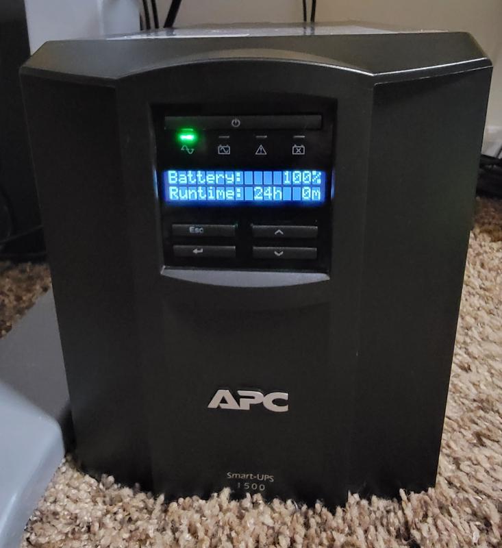 APC Smart UPS 8 Outlet Standalone Tower Uninterruptible Power Supply ...