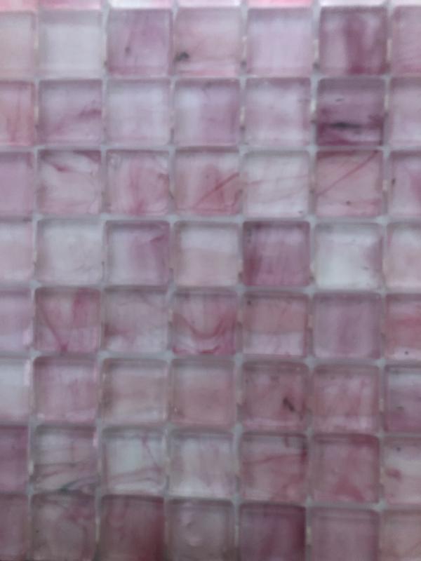 Apollo Tile Skosh Foxy Pink 11-1/2-in x 11-1/2-in Glossy Glass Uniform ...