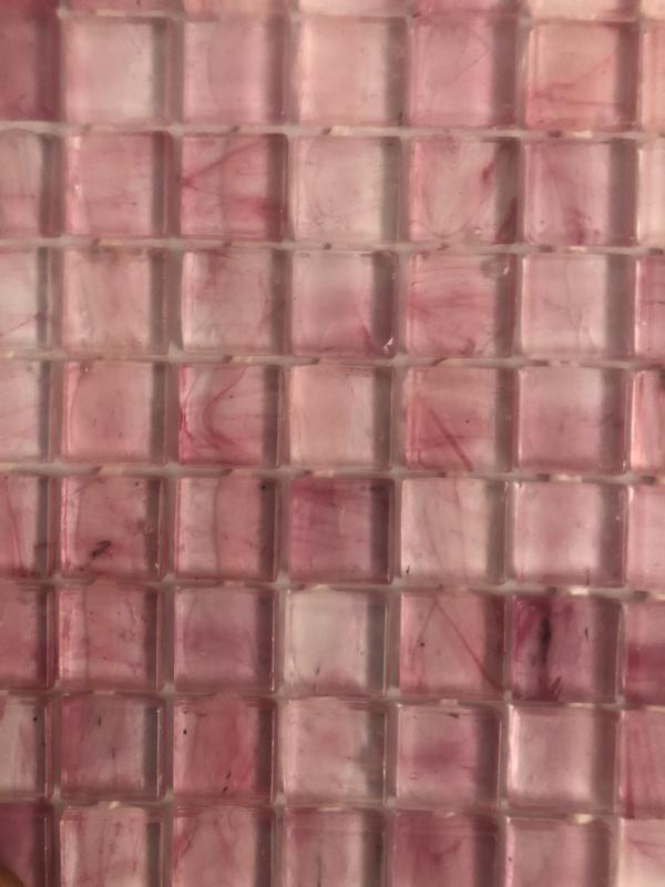 Apollo Tile Skosh Foxy Pink 11-1/2-in x 11-1/2-in Glossy Glass Uniform ...