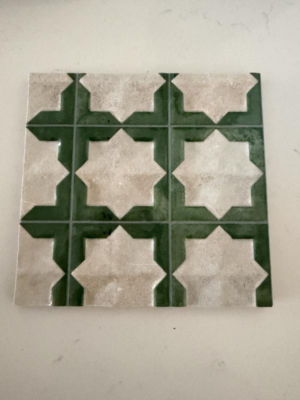 Apollo Tile Citadel Russian Green and Beige 12-in x 22-in Multi-finish ...