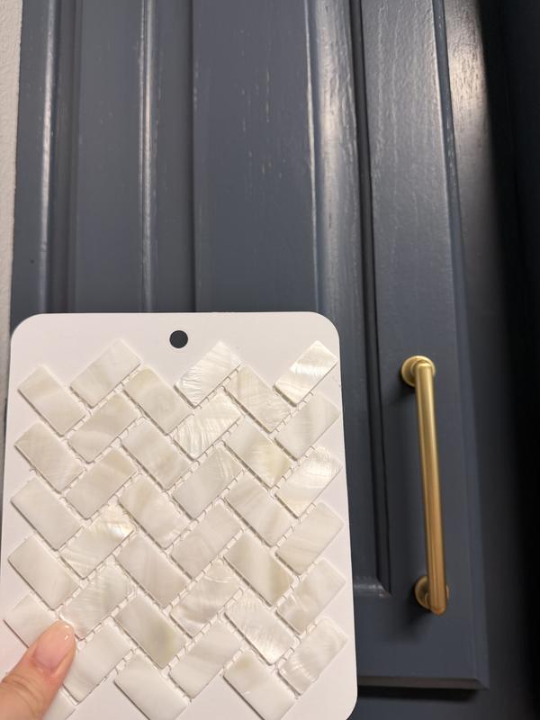 Apollo Tile Jewelicious Pearl White Natural Shell 11-in x 11-in ...