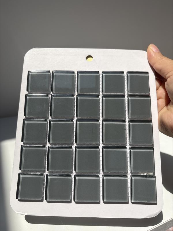 Apollo Tile Colorway Ash Gray 12-in x 12-in Glossy Glass Patterned ...