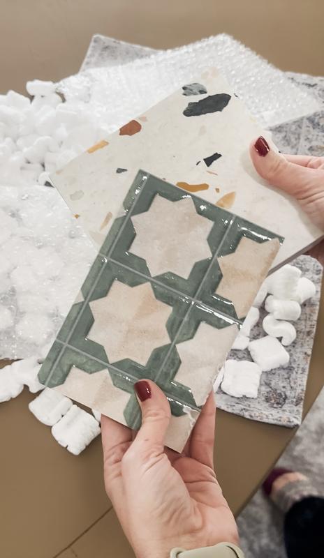 Apollo Tile Citadel Russian Green and Beige 12-in x 22-in Multi-finish ...