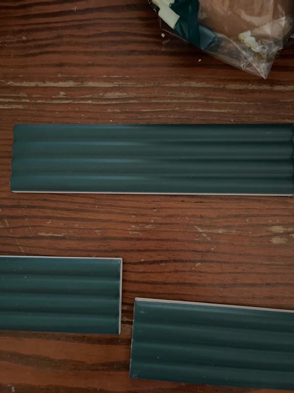 Apollo Tile Arte Green 2-in x 8-in Matte Ceramic Brick Patterned Floor ...